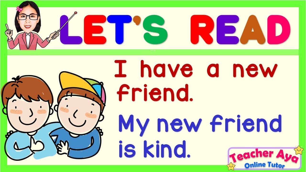 Practice And Learn To Read Simple Sentences Reading Lesson For Kids