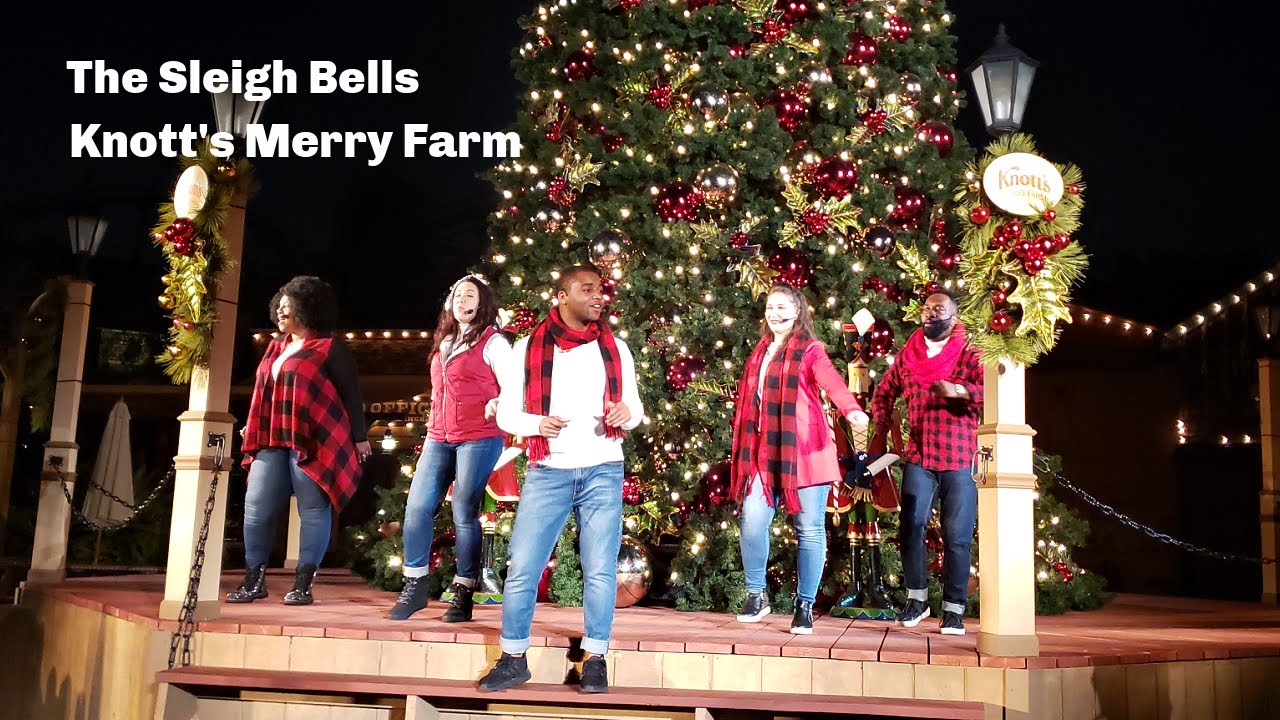 The Sleigh Bells Acapella Group At Knott S Merry Farm Youtube