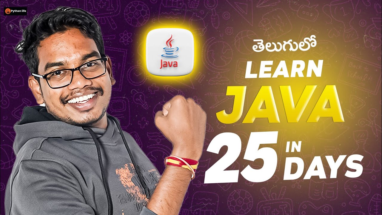 Learn Java In 25 Days Java In Telugu Youtube