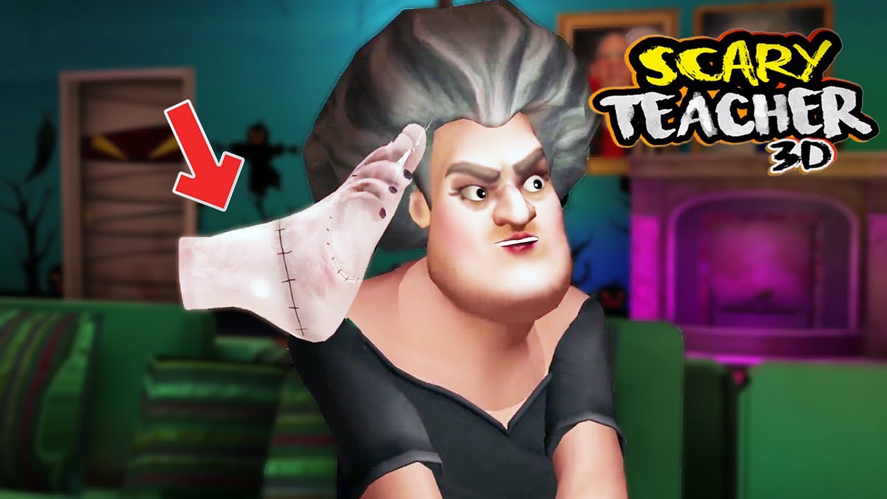Scary Teacher Yenд Ayak Arkadaећi Yenд Bг Lгњm Scary Teacher 3d Youtube