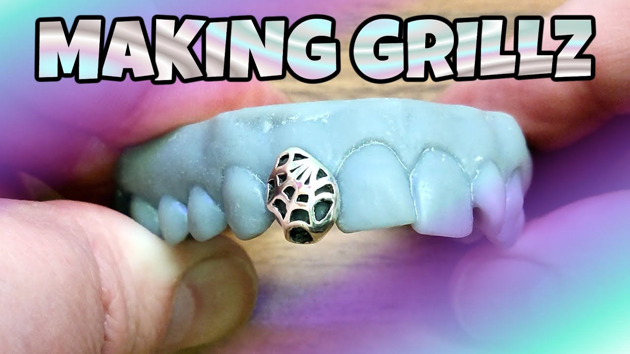 How To Make Grillz At Home Cad 3d Printing Metal Casting Youtube
