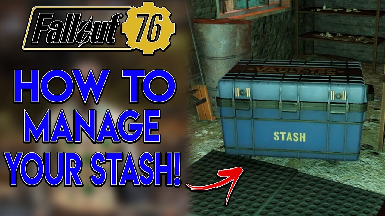 Fallout 76 How To Manage Your Stash Youtube