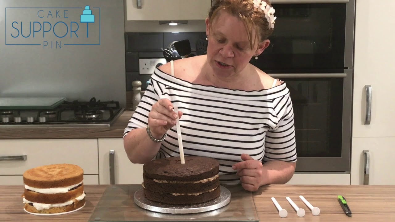 Cake Support Pin Full Tutorial Youtube