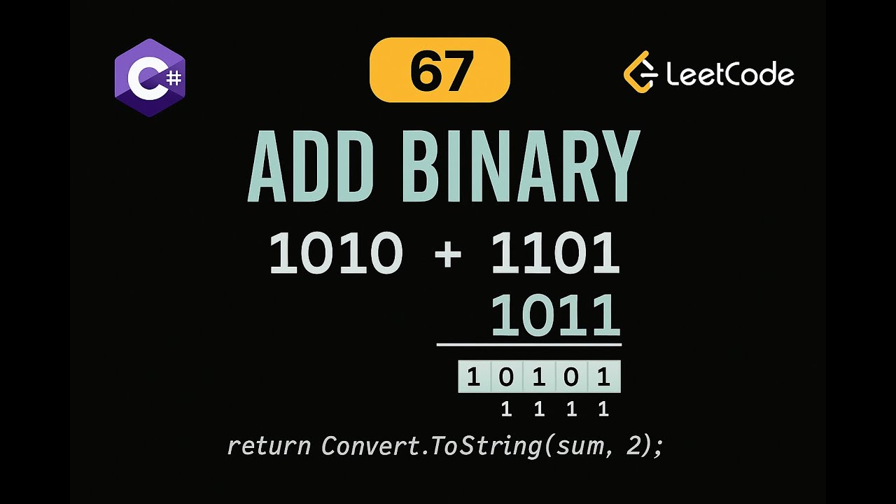 Leetcode 67 Add Binary C Solution String Manipulation Bit