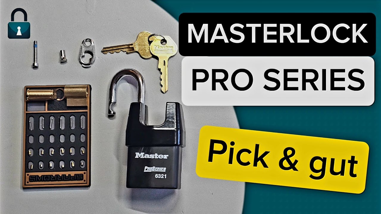 Masterlock Pro Series Picked And Gutted ёяфуёяыая п Masterlock Security