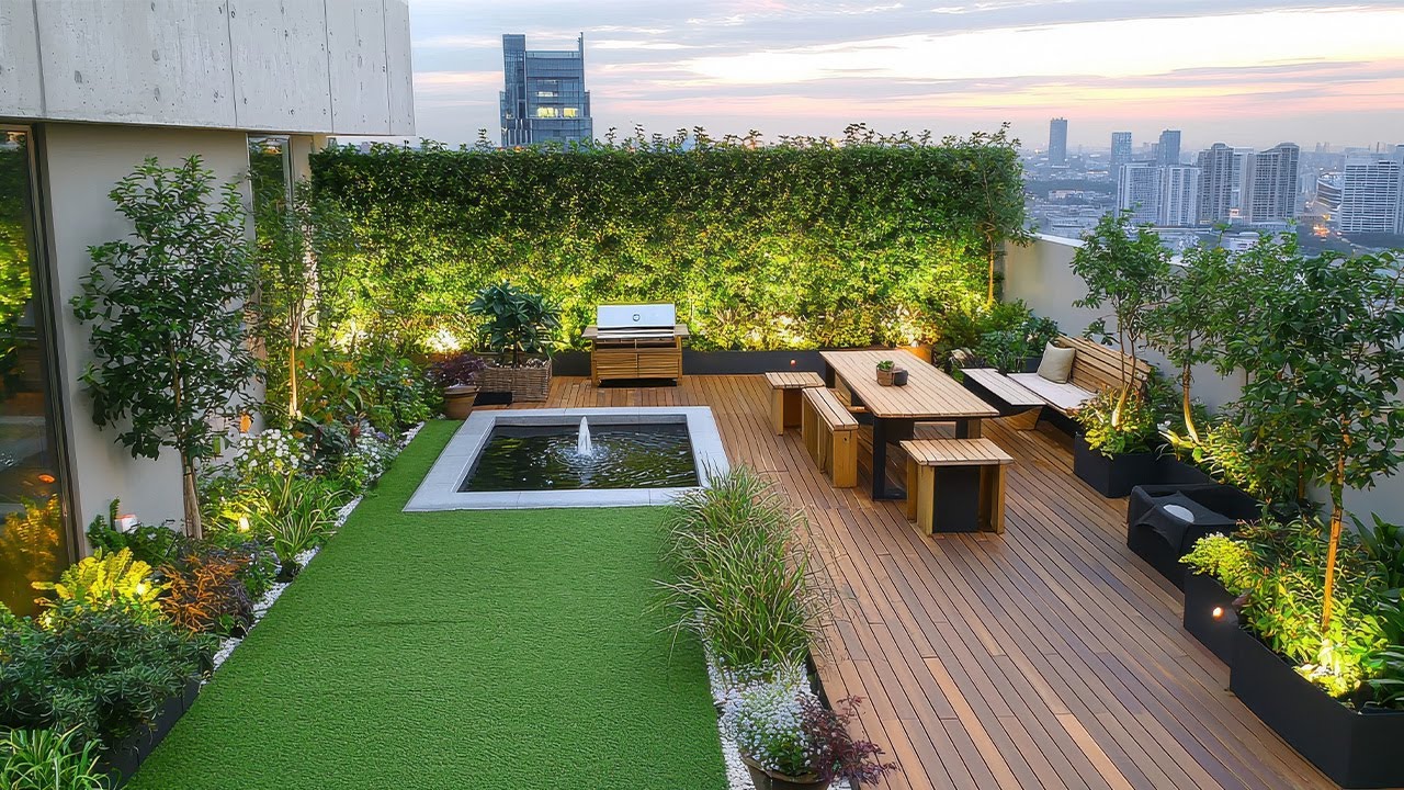 Elegant Urban Rooftop Gardens