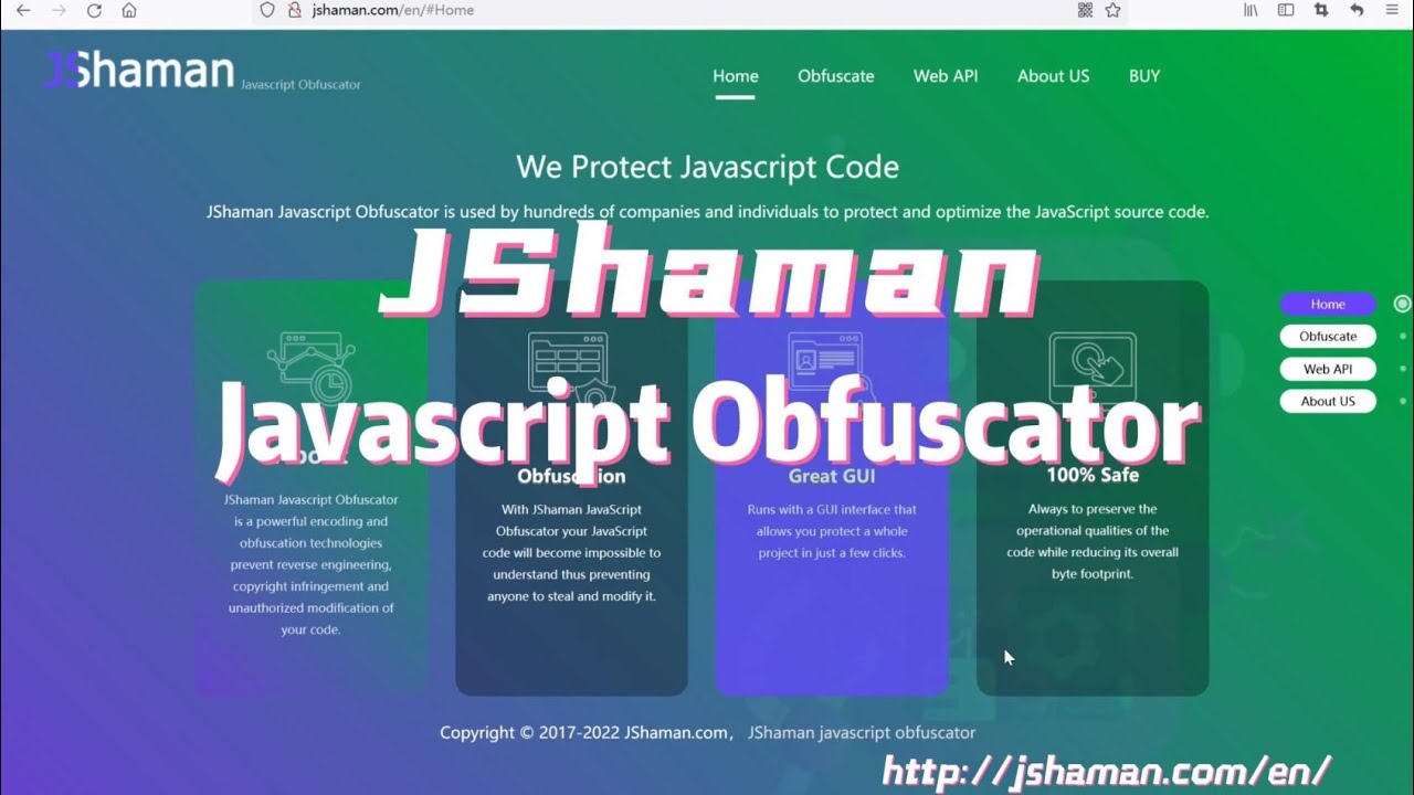 Jshaman Javascript Obfuscator Youtube