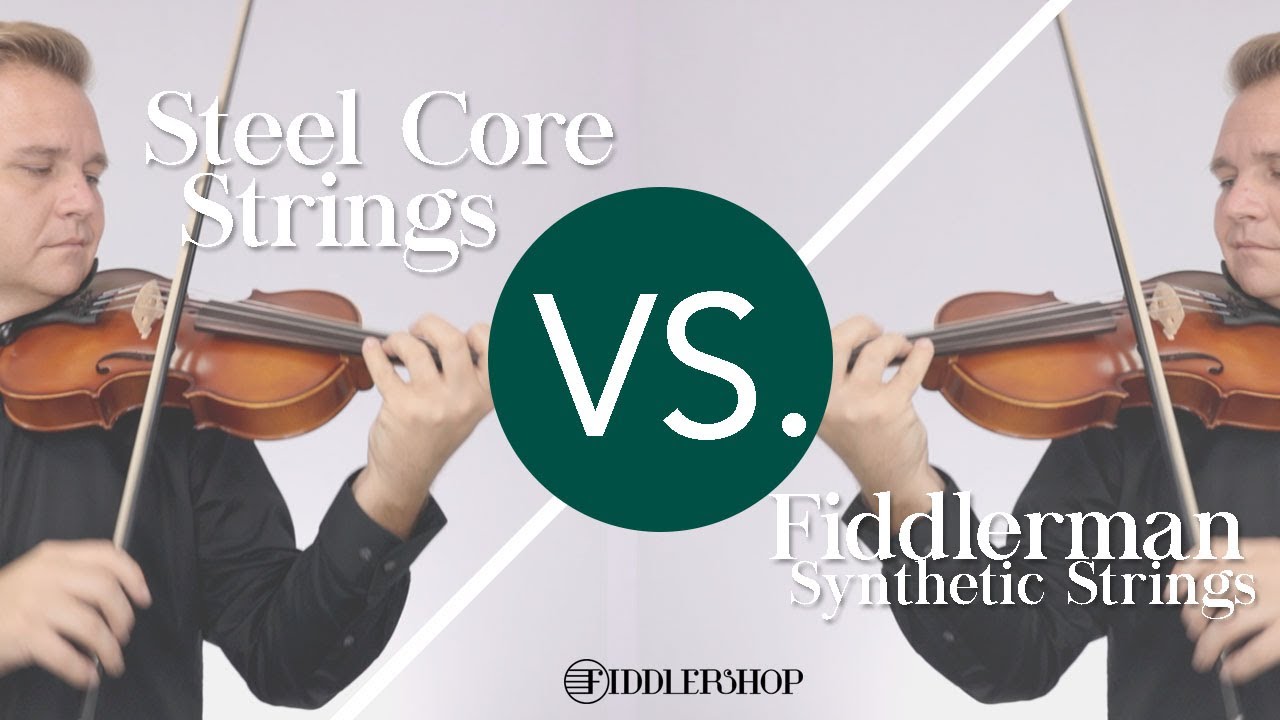 Steel Core Vs Fiddlerman Synthetic Core Strings Youtube