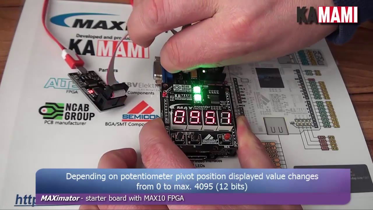 Maximator Altera Max10 Fpga Example Project Voltage Meter Based On