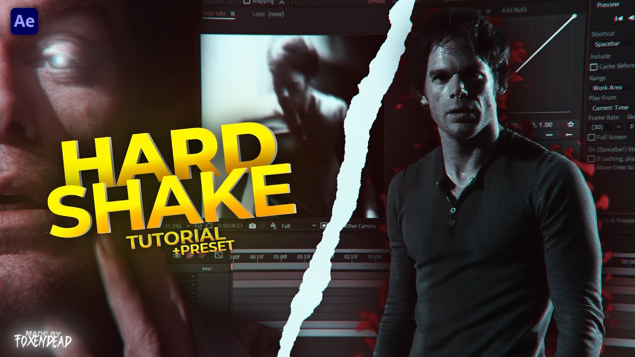 Hard Shake Tutorial On After Effects Preset Youtube