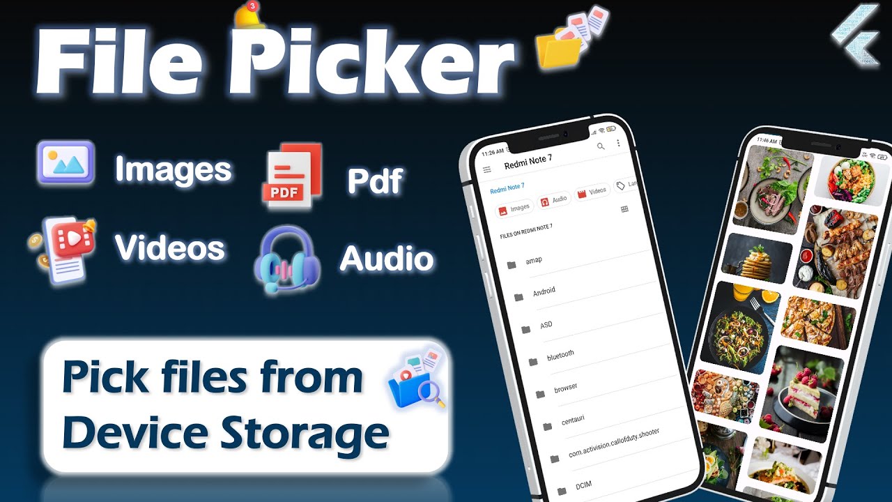 File Picker Step By Step Tutorial Flutter File Picker Youtube