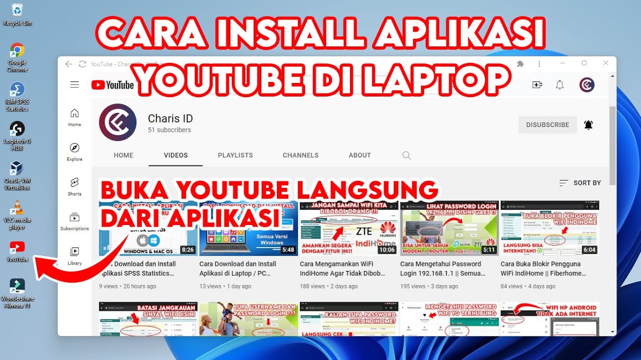 Cara Download Dan Install Aplikasi Youtube Di Laptop Pc Youtube