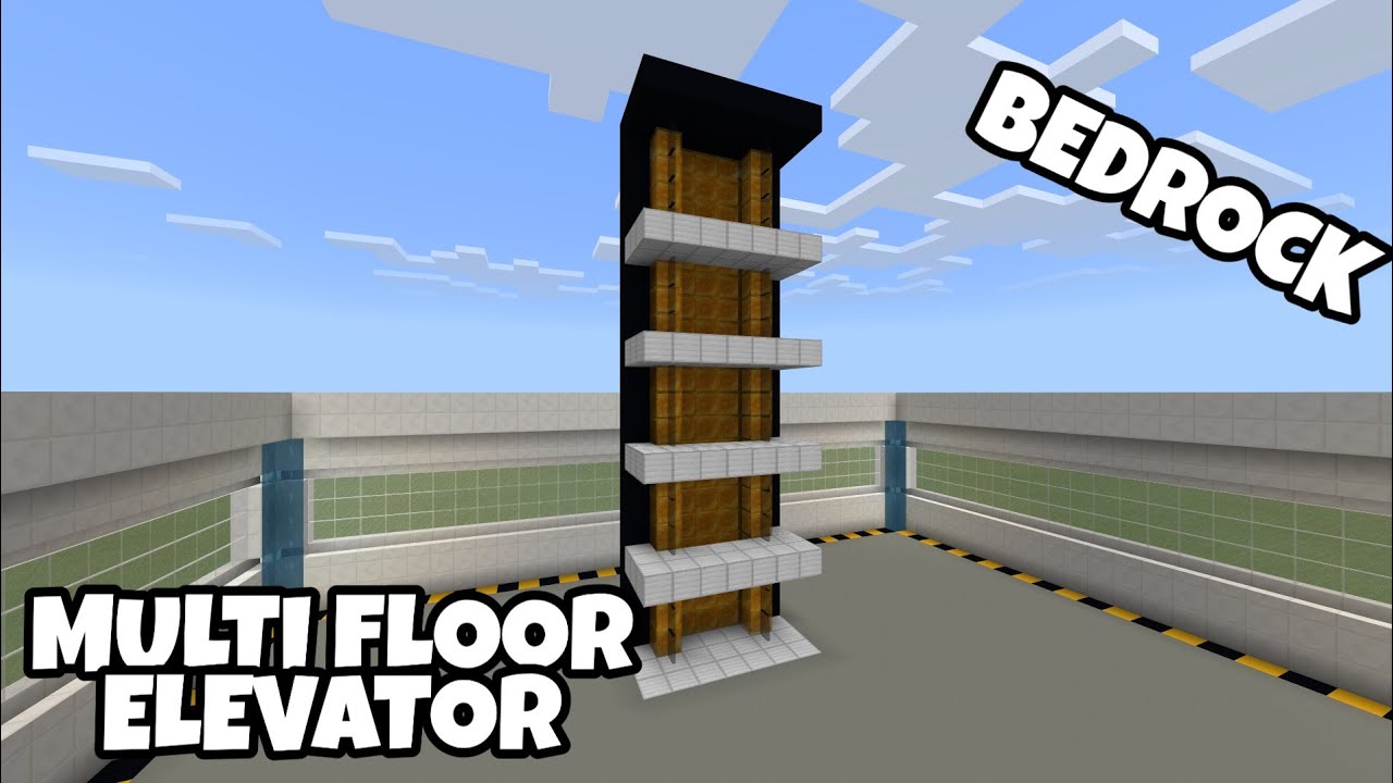 How To Make A Multi Floor Elevator In Minecraft Bedrock Viewfloor Co