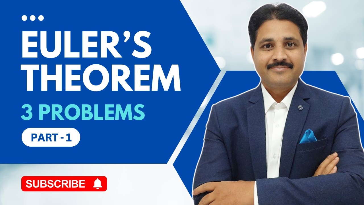 Euler S Theorem 3 Solved Problems Part 1 In Partial Differentiation