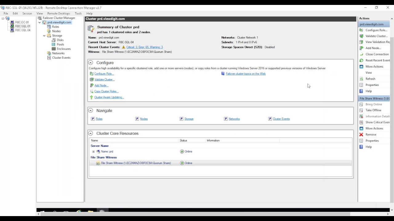 Configuring Sql Server Alwayson Ha Step By Step Youtube