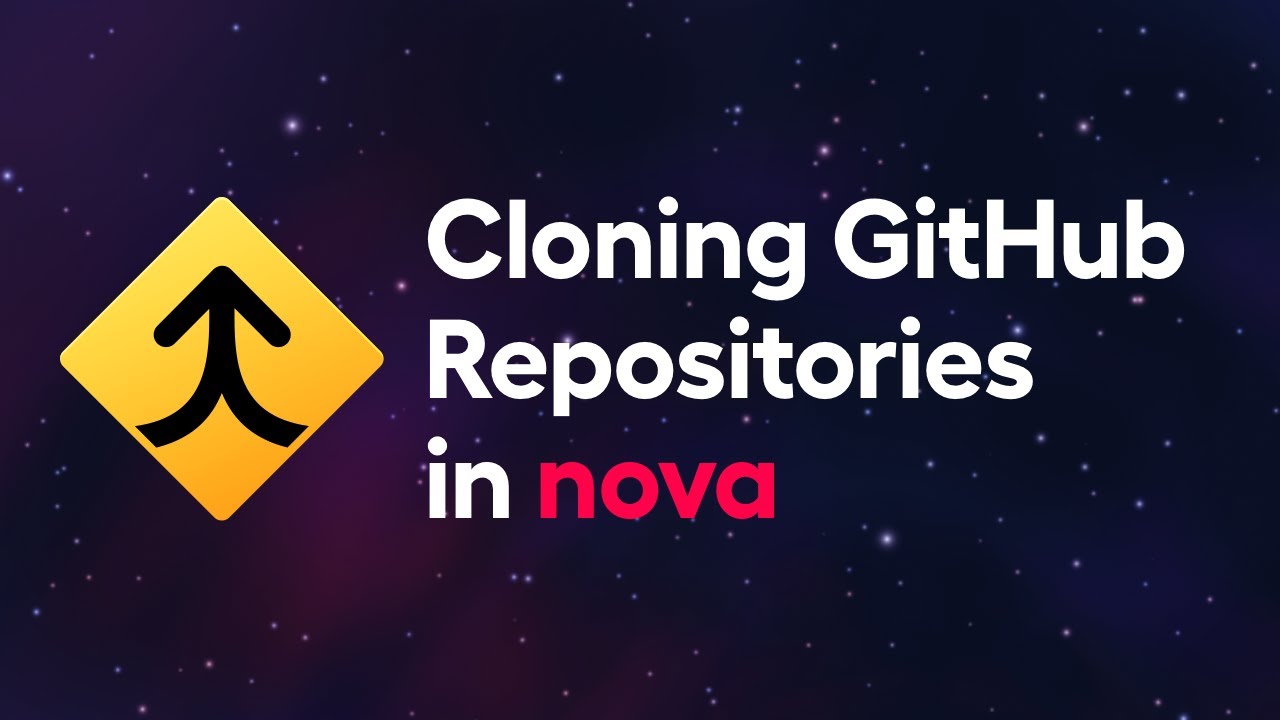 Cloning Github Repositories In Nova Youtube