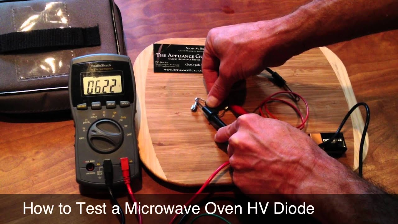 How To Test A Microwave Oven High Voltage Rectifier Youtube