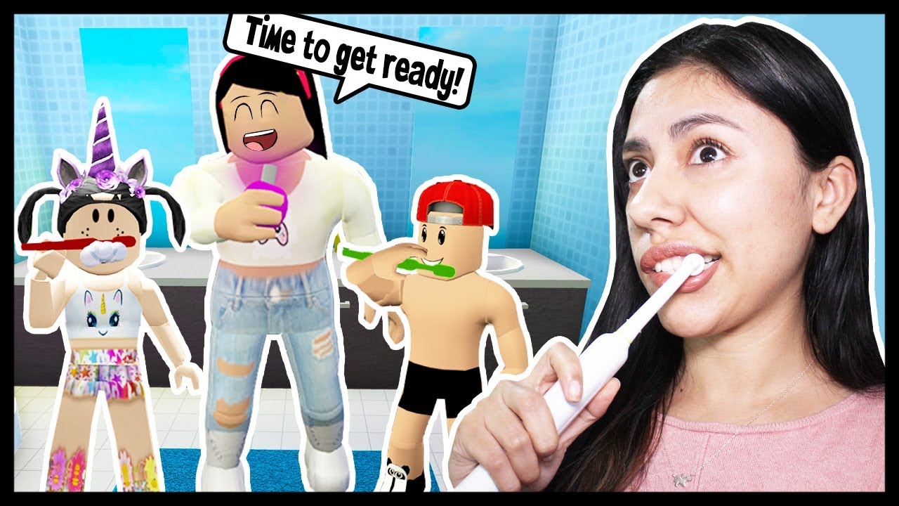 Our Family Morning Routine Roblox Roleplay Bloxburg Youtube