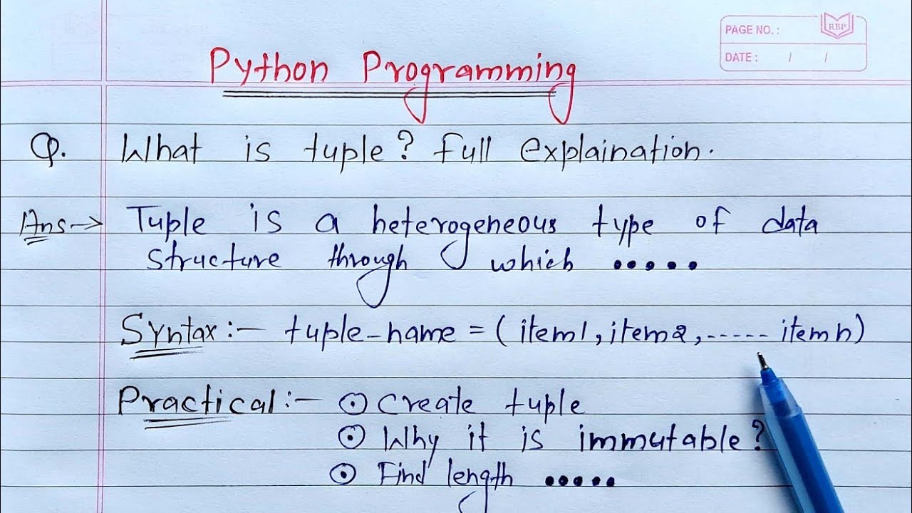 Python Tuples Learn Coding Youtube