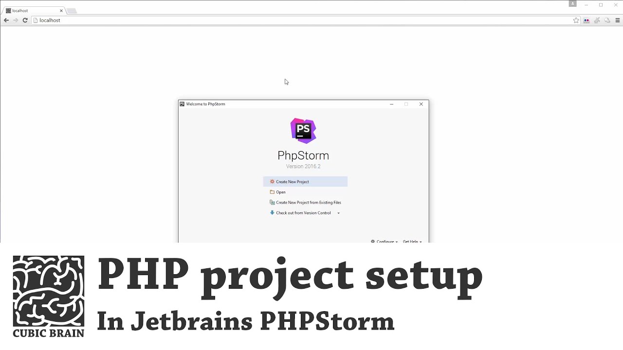 New Php Project Setup In Jetbrains Phpstorm Youtube