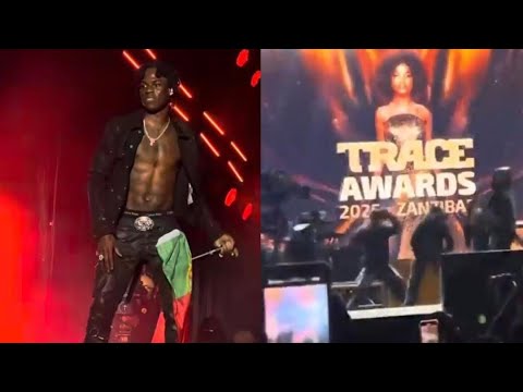 Rema Shutdowns Trace Awards 2025 In Zanzibar Tanzania Youtube