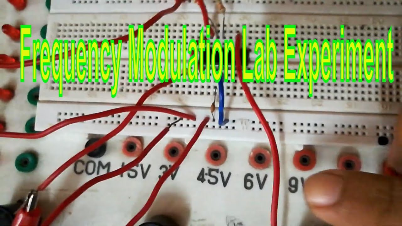 Frequency Modulation Lab Experiment Communication Lab Youtube