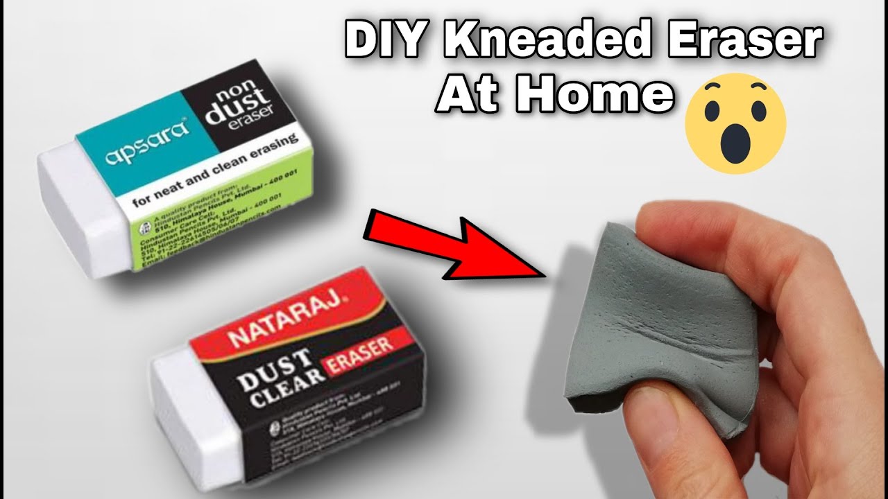 How To Make Kneaded Eraser At Home Diy Kneaded Eraser Youtube