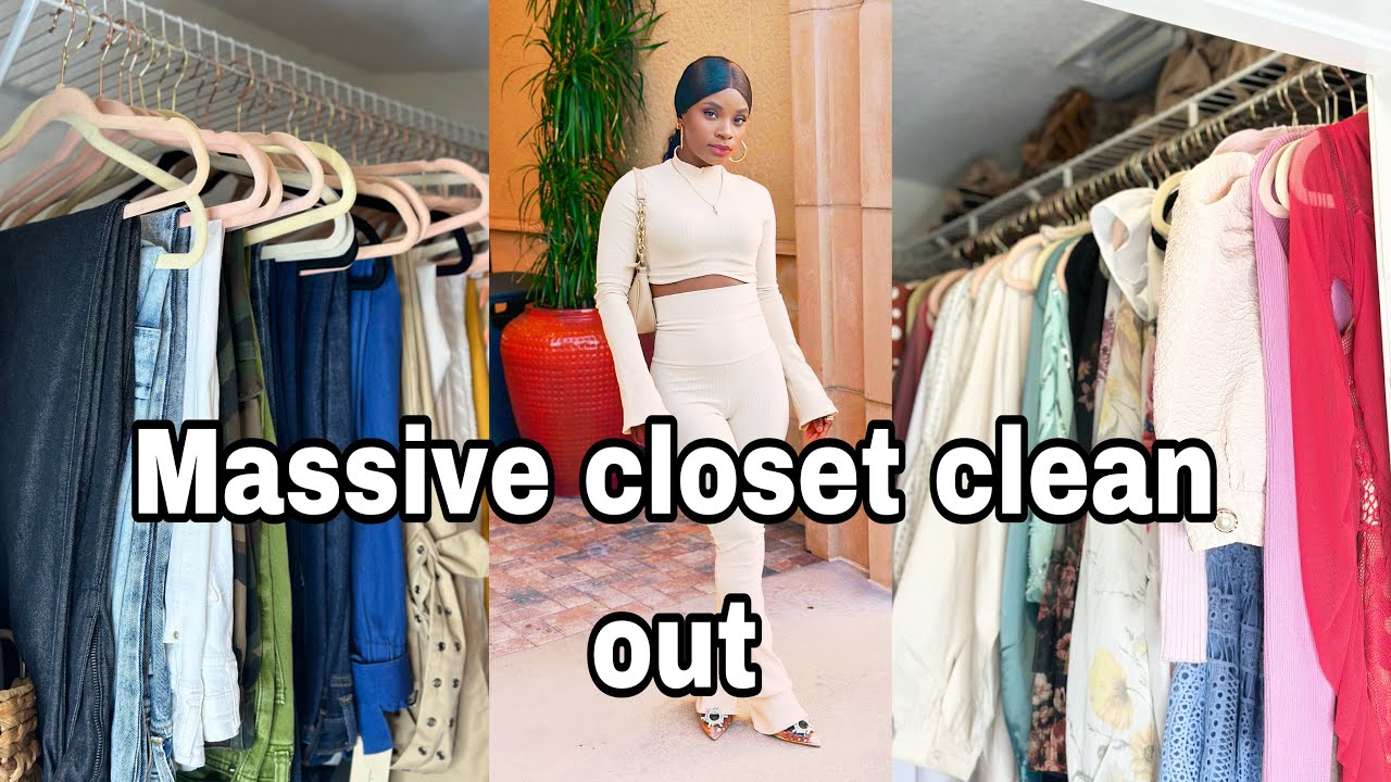 Massive Closet Clean Out Declutter Clean And Organizing My Closet