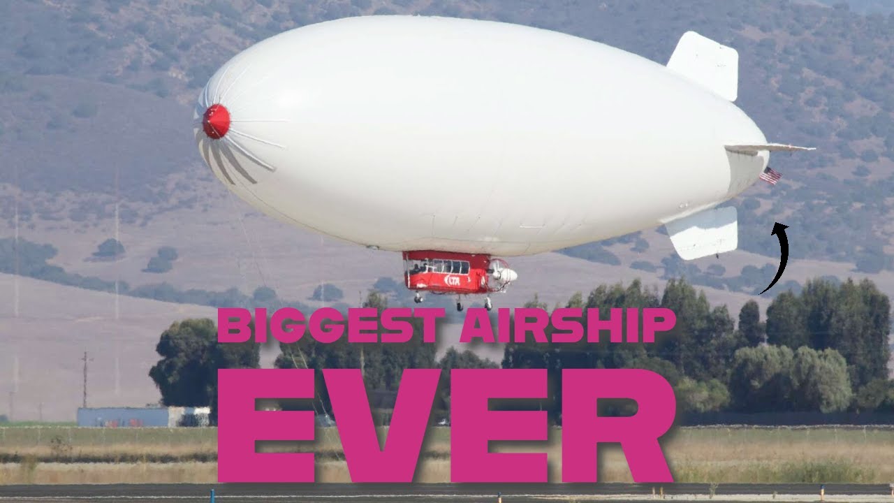Pathfinder 1 Largest Airship Since Hindenburg Takes To The Skies Youtube