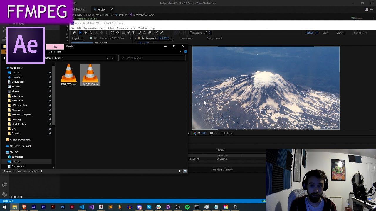 After Effects Scripting Tutorial Ffmpeg Youtube