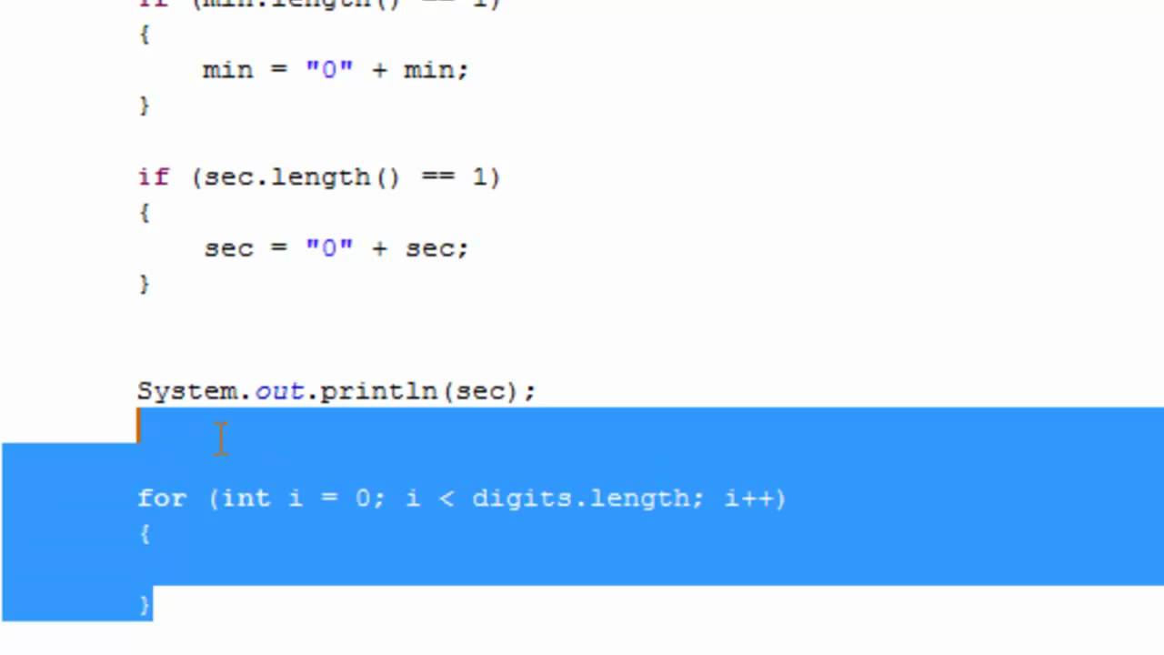 Java Tutorial Digital Clock Part 2 Youtube