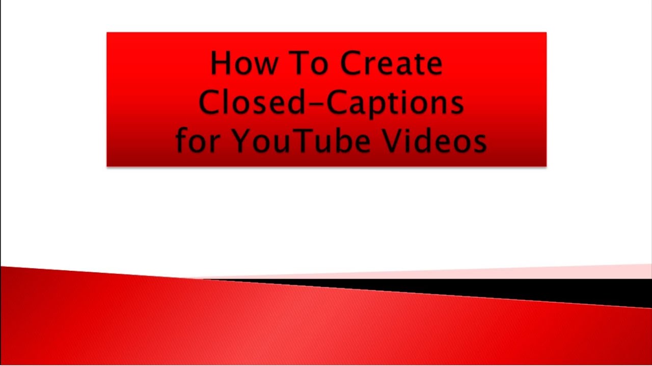 Ada Training Closed Captioning Tutorial Youtube