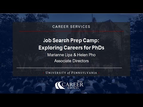 Exploring Careers For Phds Postdocs Youtube