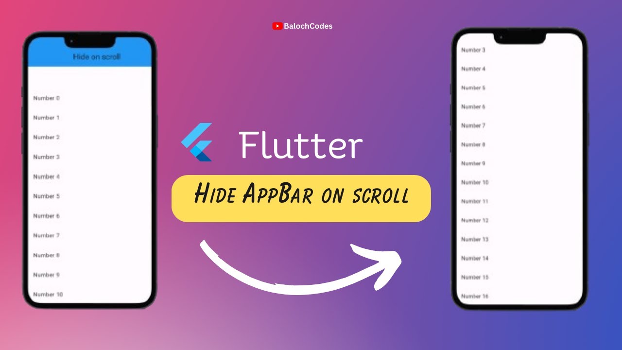 Hide Appbar When Scrolling Hide Appbar When Scroll In Flutter