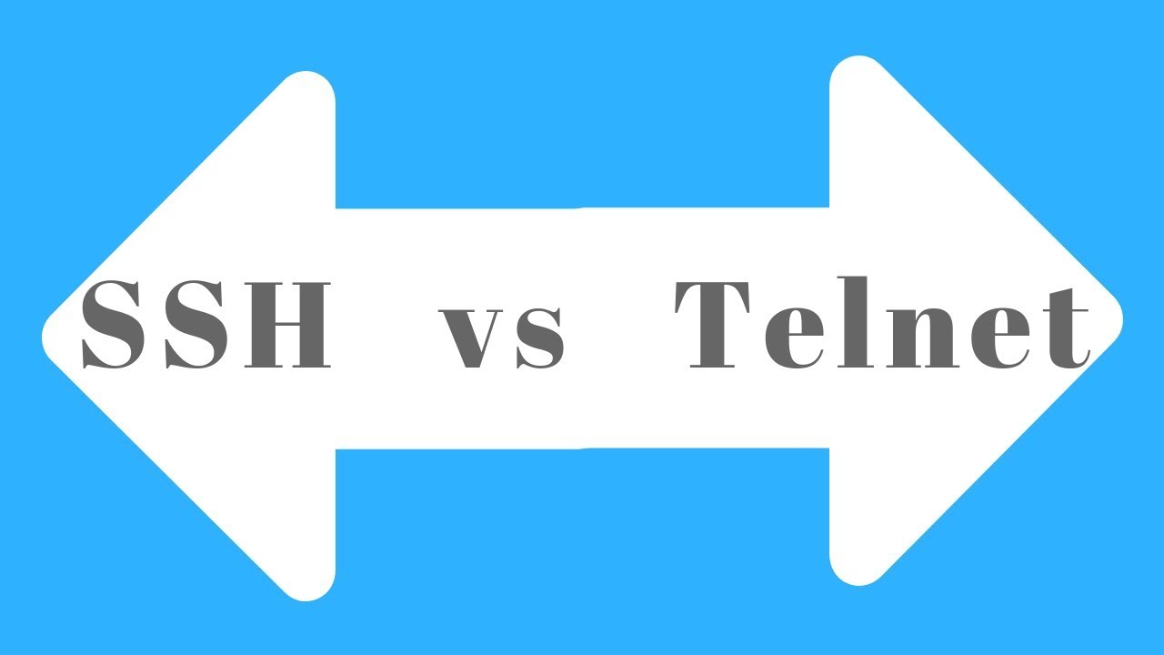 Ssh Vs Telnet Network Protocols Youtube