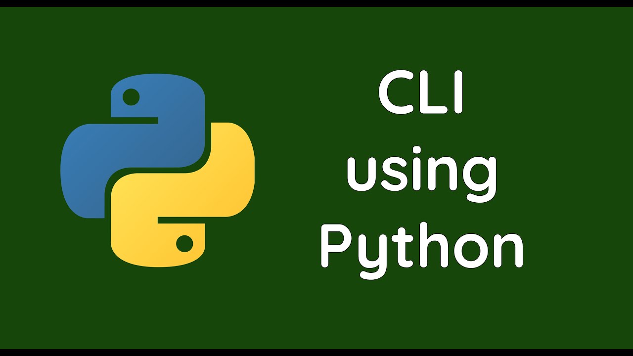 Command Line Interface Cli Using Python Script Youtube
