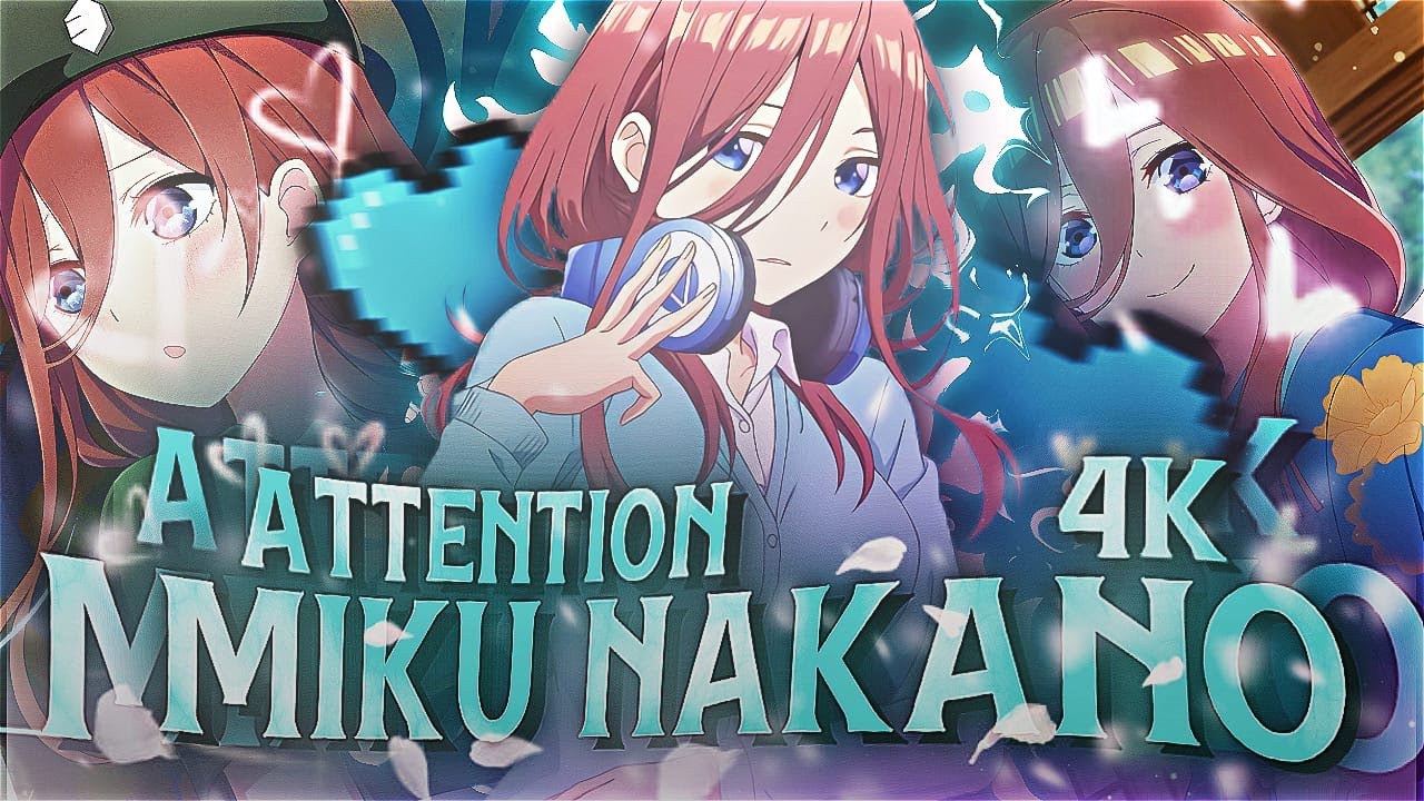 Attention Charlie Puth Edit Miku Nakano 4k Anime Edit Ib
