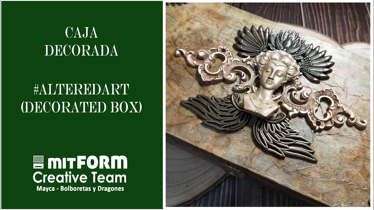 Tutorial Mixed Media Caja Decorada Youtube