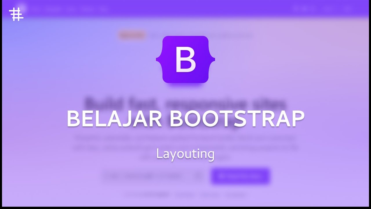 Belajar Bootstrap Layouting Youtube