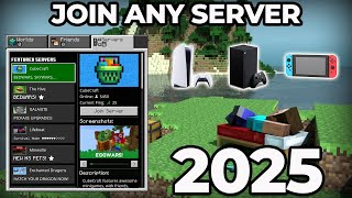 How To Join Any Minecraft Server On Xbox Ps4 Ps5 Switch 2025 Bedrock