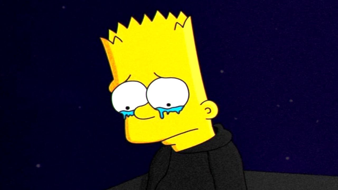 Bart Simpson Sad Face