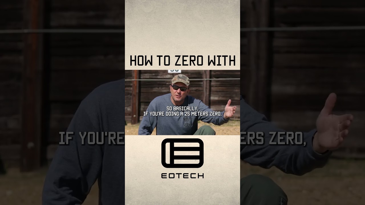 How To Zero With An Eotech Eotech Zero Training Tacticalrifleman