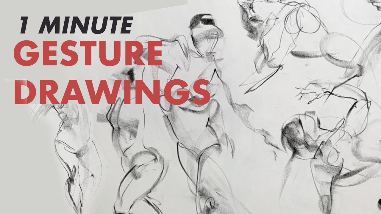 Gesture Drawing Challenge Draw The Figure In One Minute Youtube