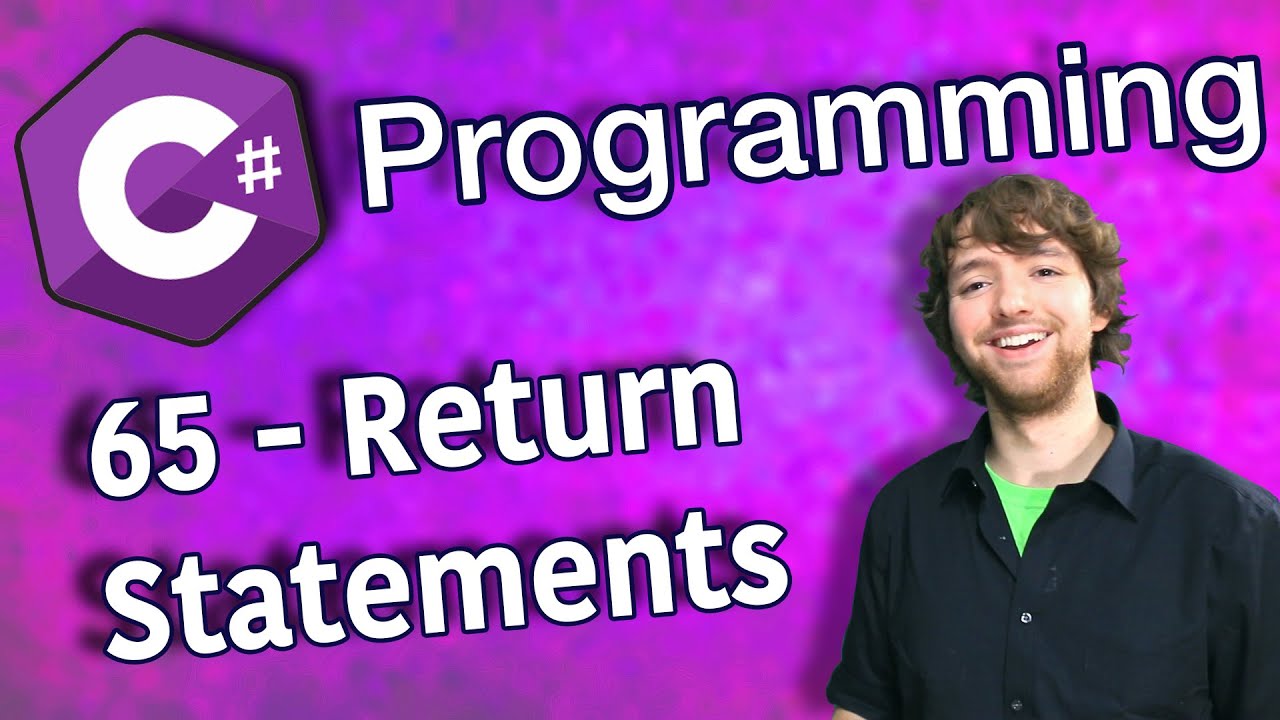 C Programming Tutorial 65 Return Statements Youtube