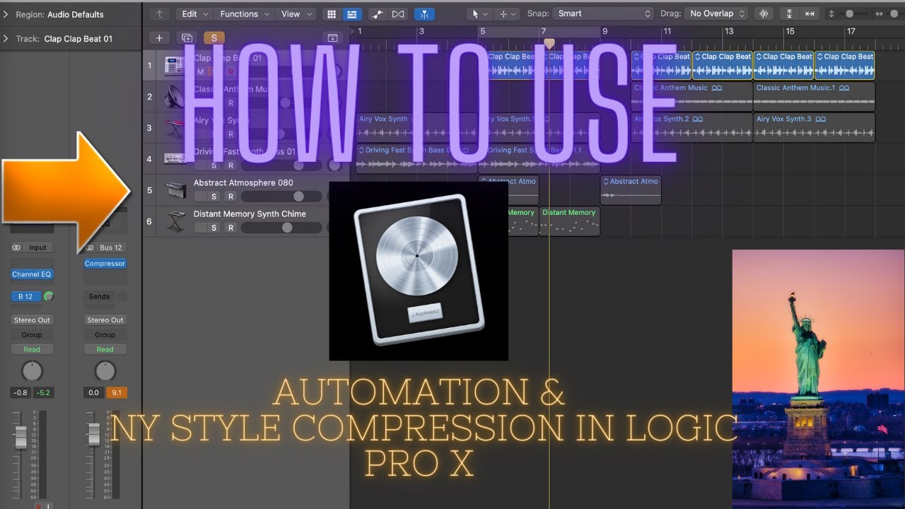 Logic Pro X Automation And Ny Style Compression Tutorial Youtube