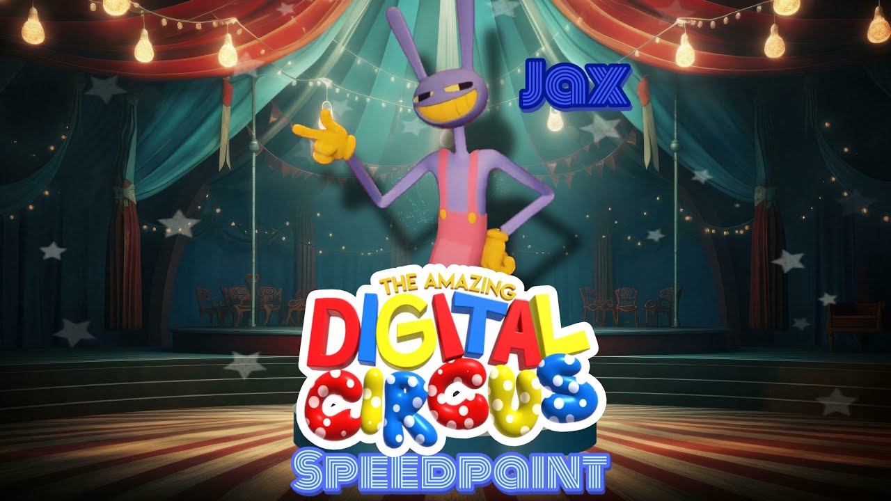 Jax Amazing Digital Circus Speedpaint Youtube