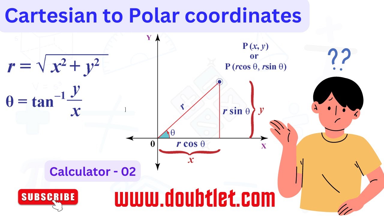 How To Convert The Cartesian Coordinates To Polar Coordinates Youtube