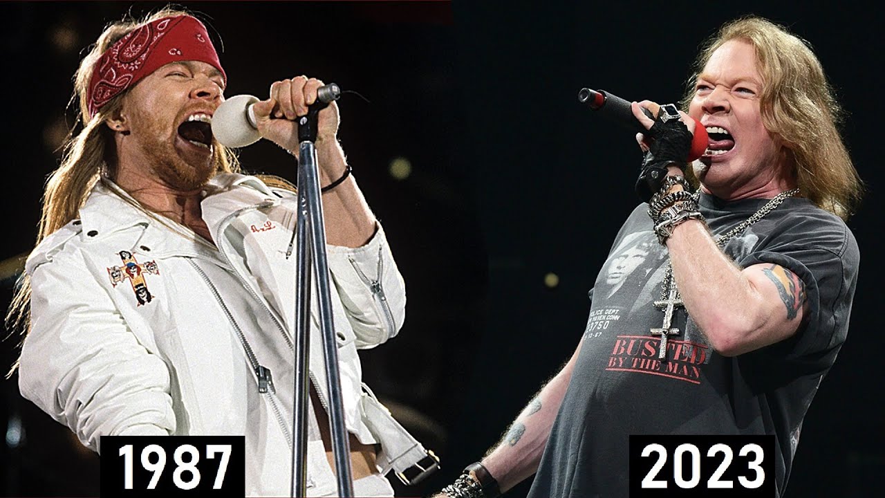 Axl Rose Young And Old At David Meza Blog