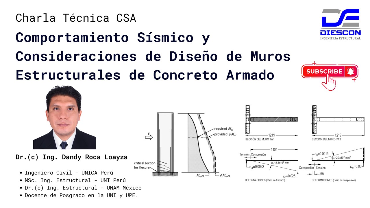 Csa 025 Comportamiento Sísmico Y Consideraciones De Diseño De Muros De