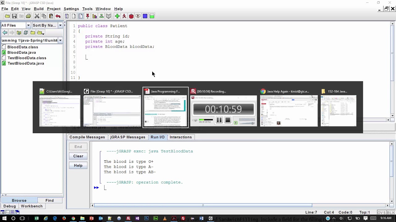 Java Programming 1 Chapter 4 Exercise 4 Youtube